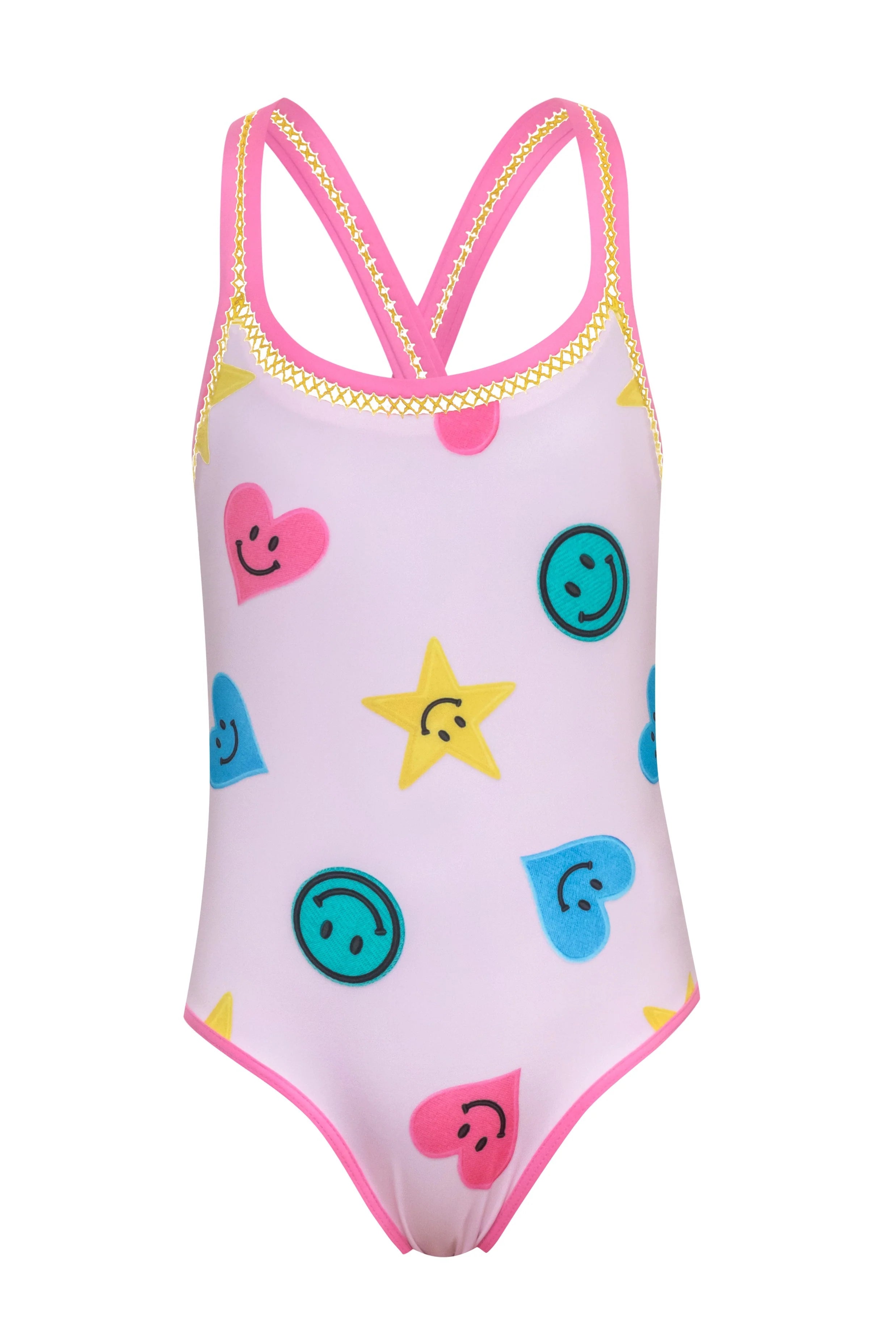 SUBMARINE SWIM CROSSED ONE PIECE SWIMSUIT - HAPPY DAY PINK – Meant 2 Be ...